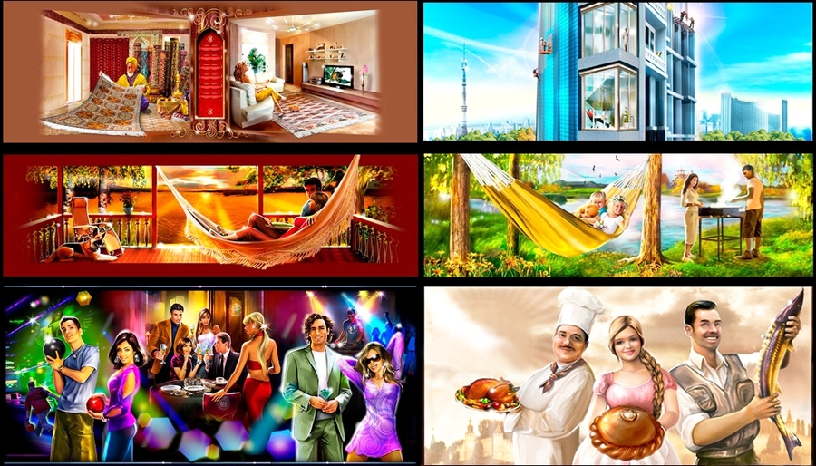 Jigsaw puzzle «Scenes from life» - solve jigsaw puzzles online | PuzzleIt