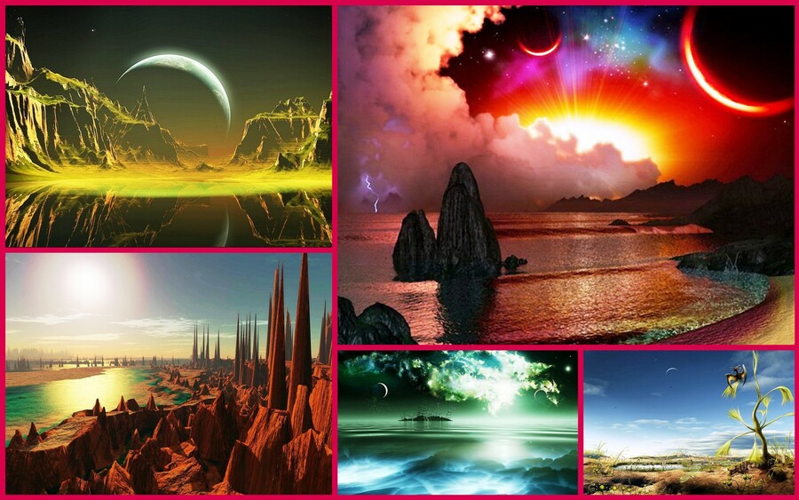 Jigsaw puzzle «Unknown worlds» - solve jigsaw puzzles online for free ...