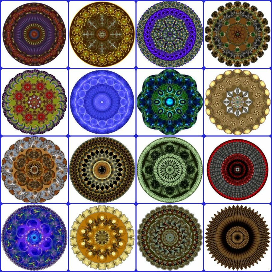 Jigsaw puzzle «Mandalas» - solve jigsaw puzzles online | PuzzleIt