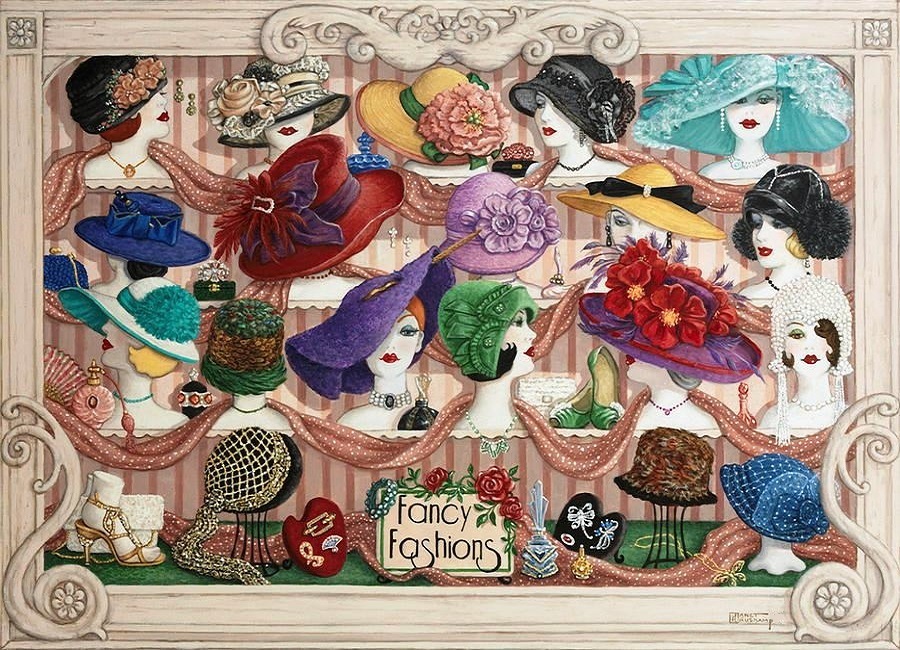 Jigsaw puzzle «Hat shop» - solve jigsaw puzzles online | PuzzleIt