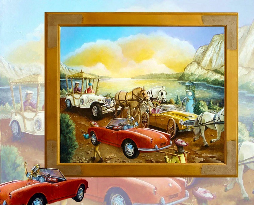 Jigsaw puzzle «From the past to the future» - solve jigsaw puzzles ...