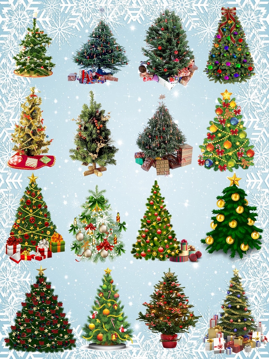 Jigsaw puzzle «Christmas trees» - solve jigsaw puzzles online | PuzzleIt