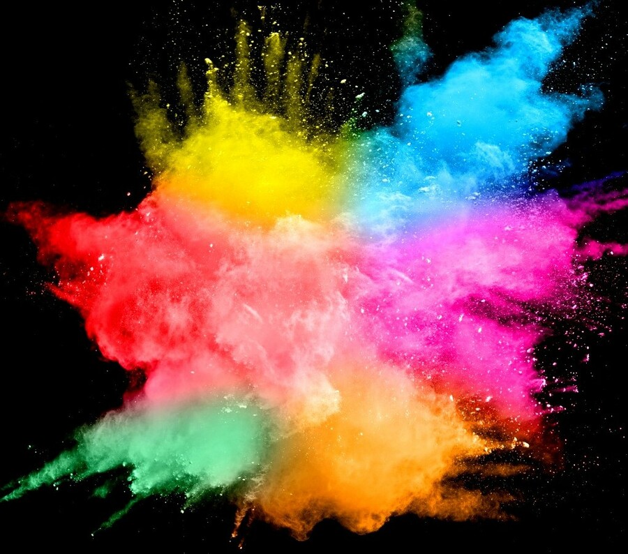 Jigsaw puzzle «Colored smoke» - solve jigsaw puzzles online | PuzzleIt