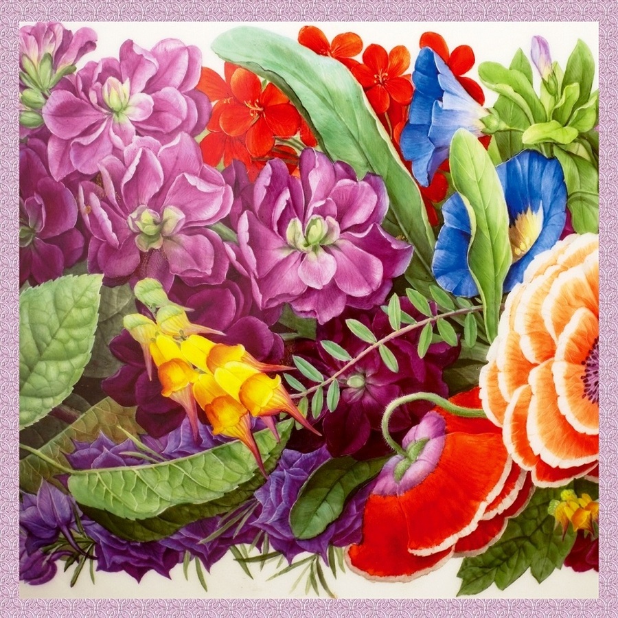 Jigsaw puzzle «Flowers on porcelain» - solve jigsaw puzzles online ...