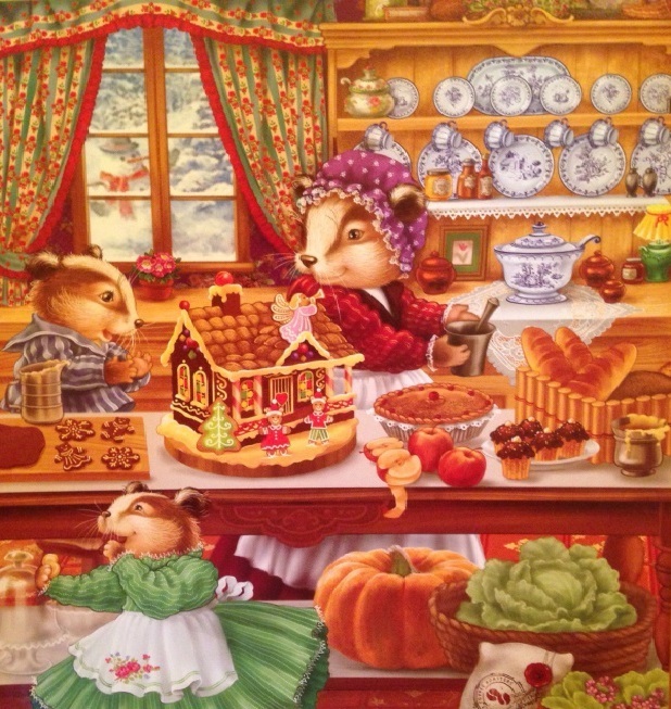 Jigsaw puzzle «Making a gingerbread house» - solve jigsaw puzzles ...