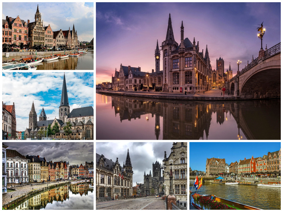 Jigsaw puzzle «Cities of Belgium» - solve jigsaw puzzles online for free | PuzzleIt
