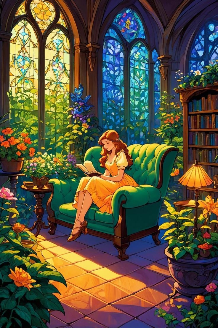 Jigsaw puzzle «Lady in the library» - solve jigsaw puzzles online for ...