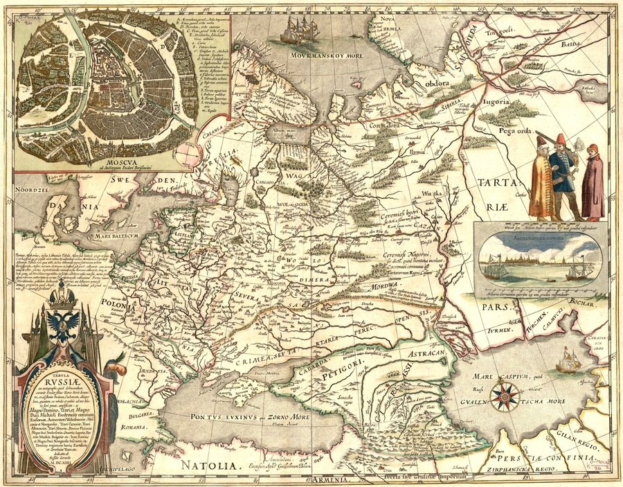 Jigsaw puzzle «Old map of Russia» - solve jigsaw puzzles online | PuzzleIt