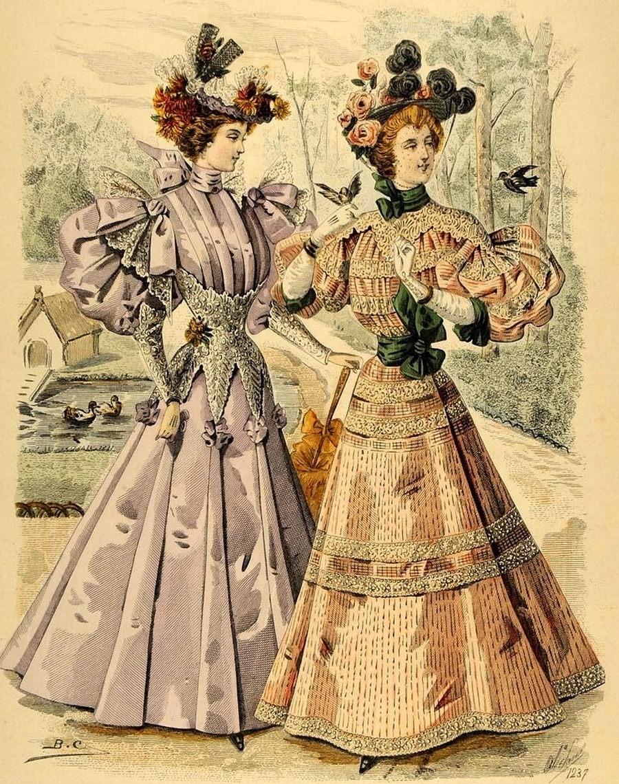 Jigsaw puzzle «Vintage fashion magazine page» - solve jigsaw puzzles ...