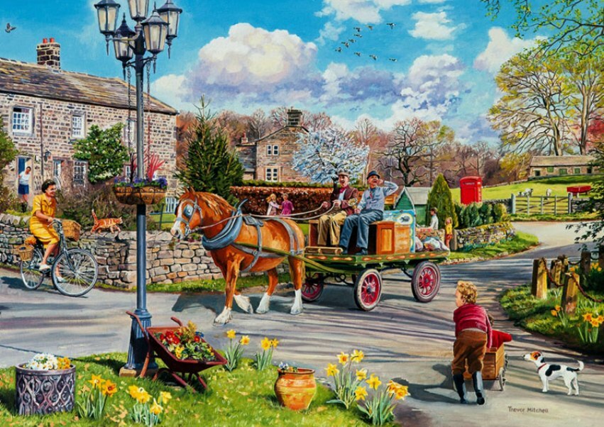 Jigsaw puzzle «At the crossroads» - solve jigsaw puzzles online | PuzzleIt