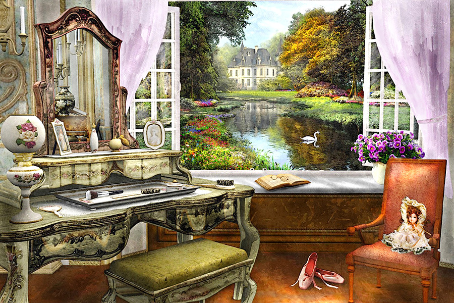 Jigsaw puzzle «Nice view from the window» - solve jigsaw puzzles online ...