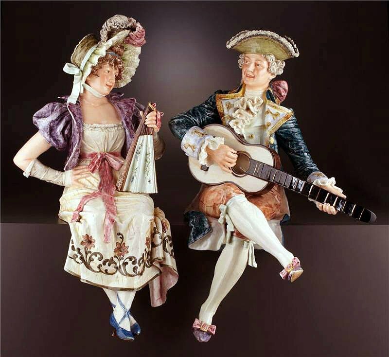 Jigsaw puzzle «Porcelain Figurines Serenade» - solve jigsaw puzzles ...