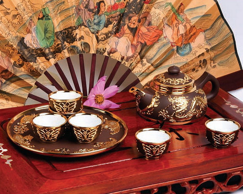 Jigsaw puzzle «Tea-set» - solve jigsaw puzzles online | PuzzleIt