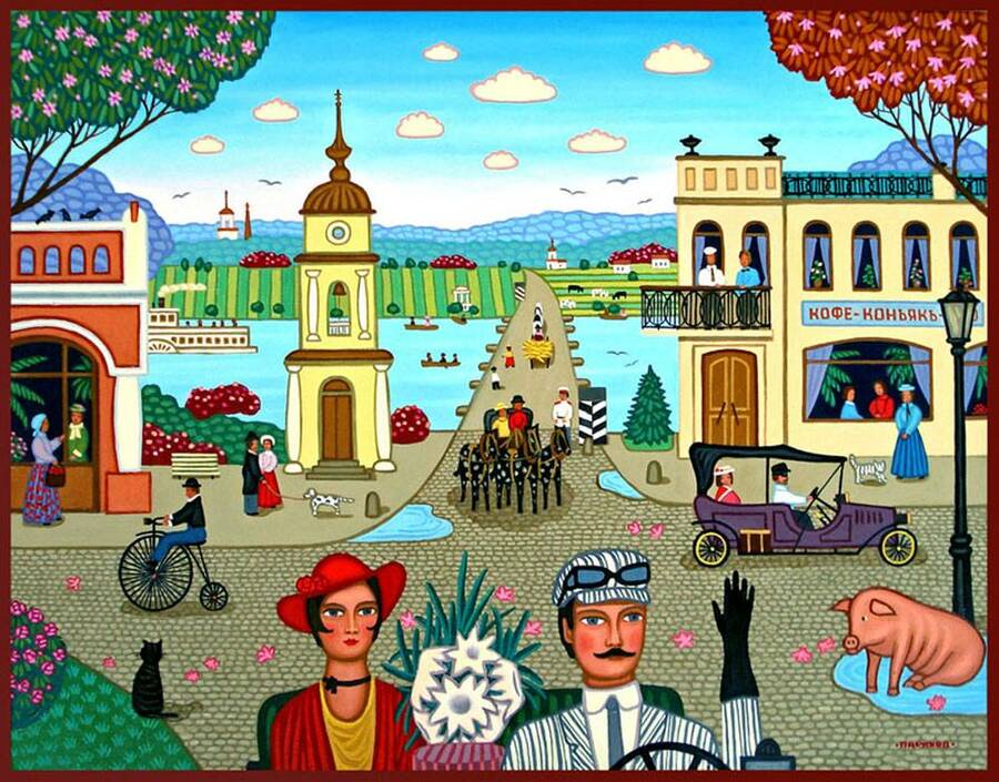 Jigsaw puzzle «Street crossroads» - solve jigsaw puzzles online | PuzzleIt