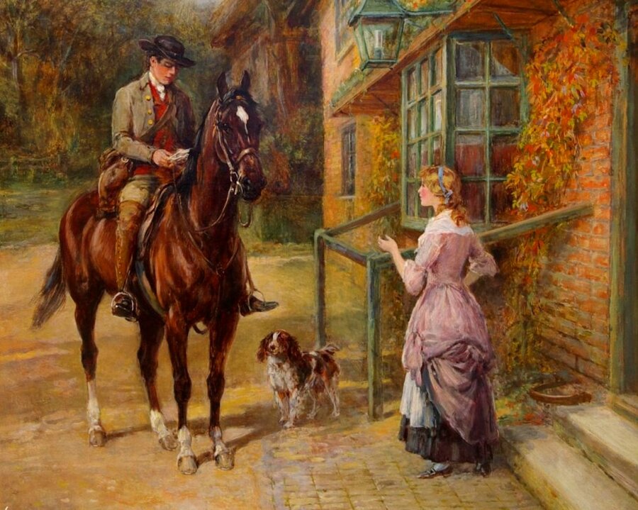 Jigsaw puzzle «Village postman» - solve jigsaw puzzles online | PuzzleIt