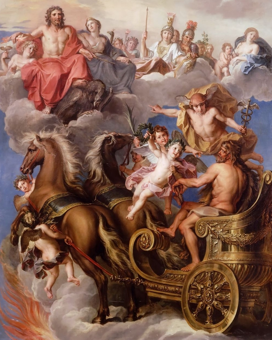 Jigsaw puzzle «Apotheosis of Hercules» - solve jigsaw puzzles online ...