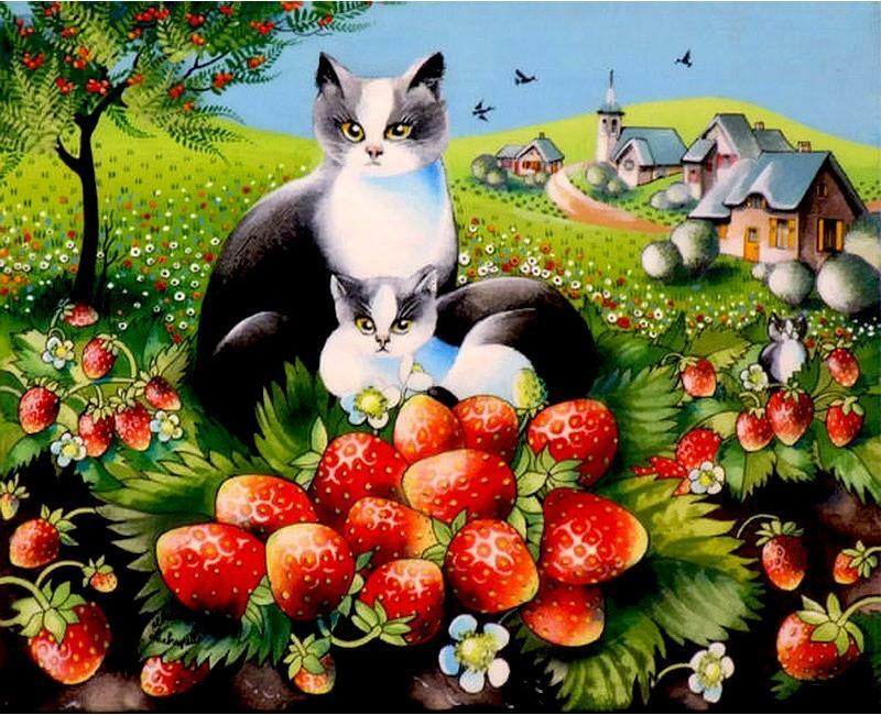 Jigsaw puzzle «The strawberries are ripe» - solve jigsaw puzzles online ...