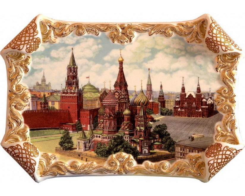 Jigsaw puzzle «Porcelain scroll "Old Moscow"» - solve jigsaw puzzles ...